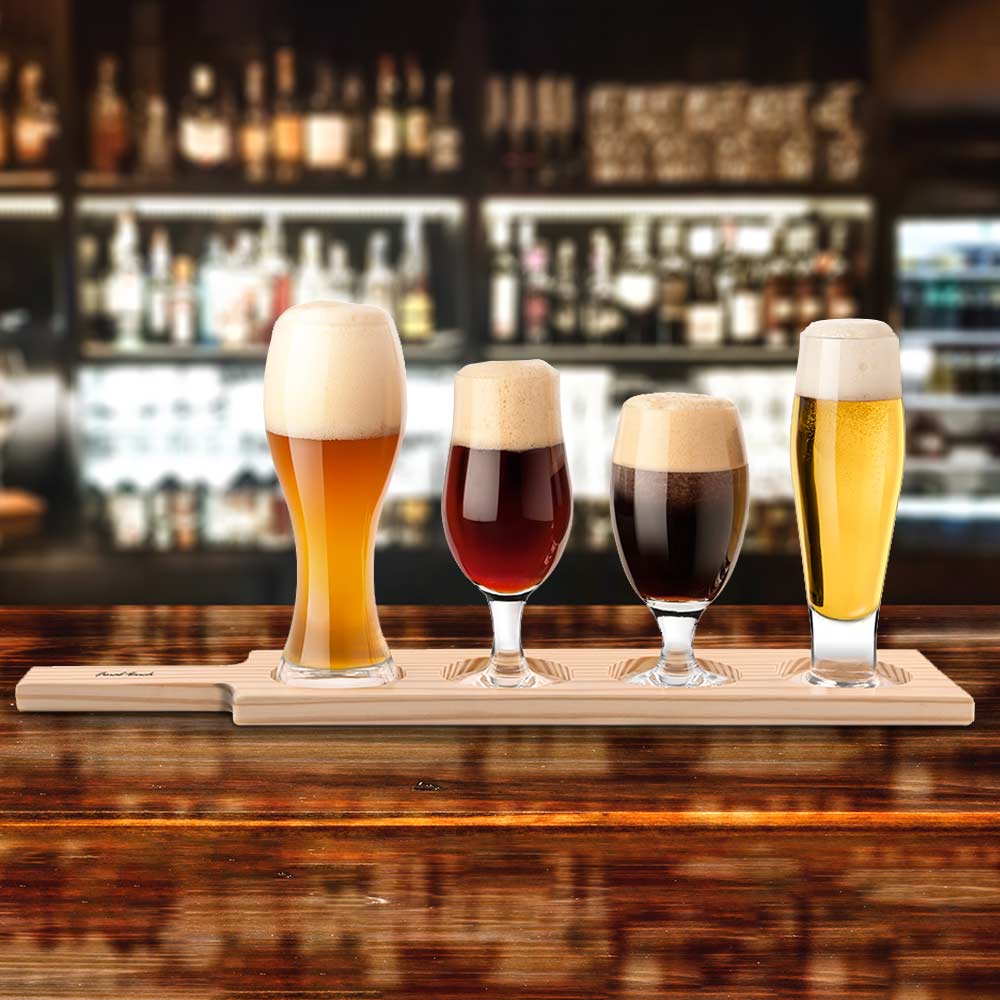 Final Touch Beer Tasting Set with Guide – 6-Piece Set