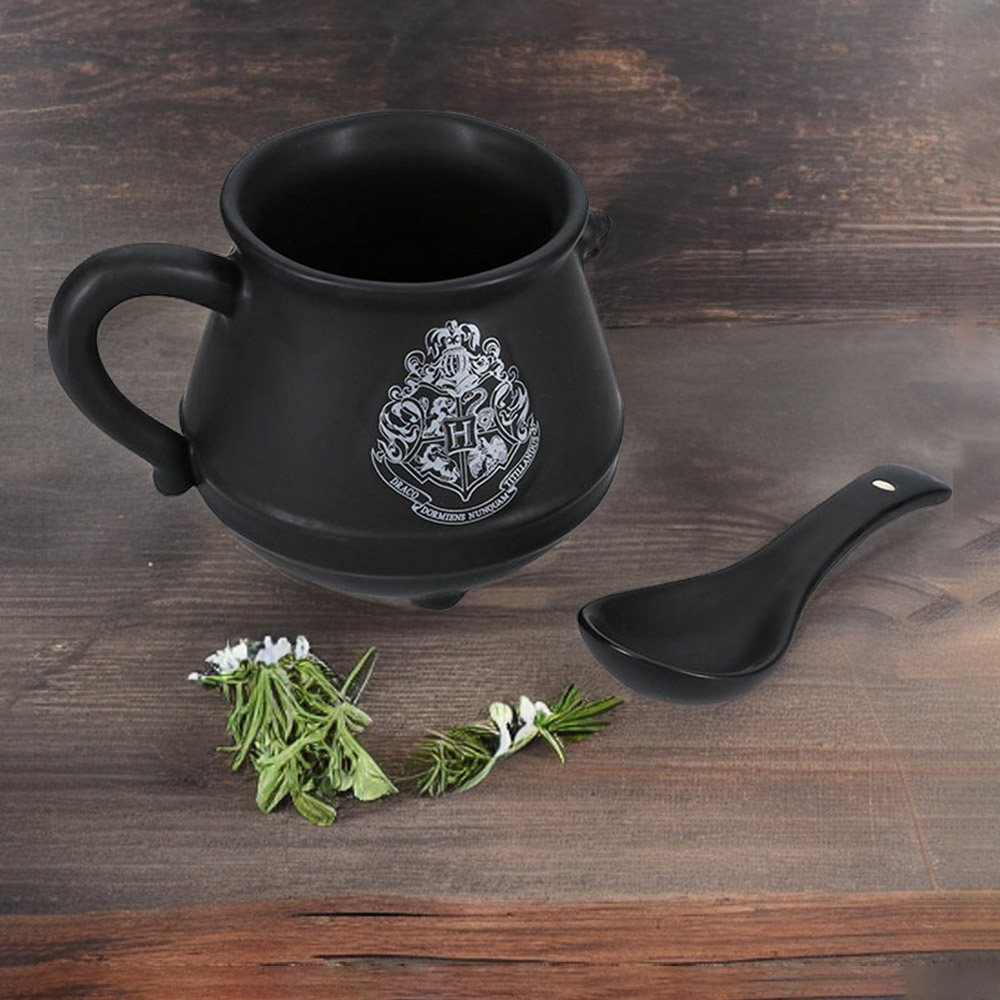 Harry Potter Cauldron Shaped Soup Mug and Spoon Set