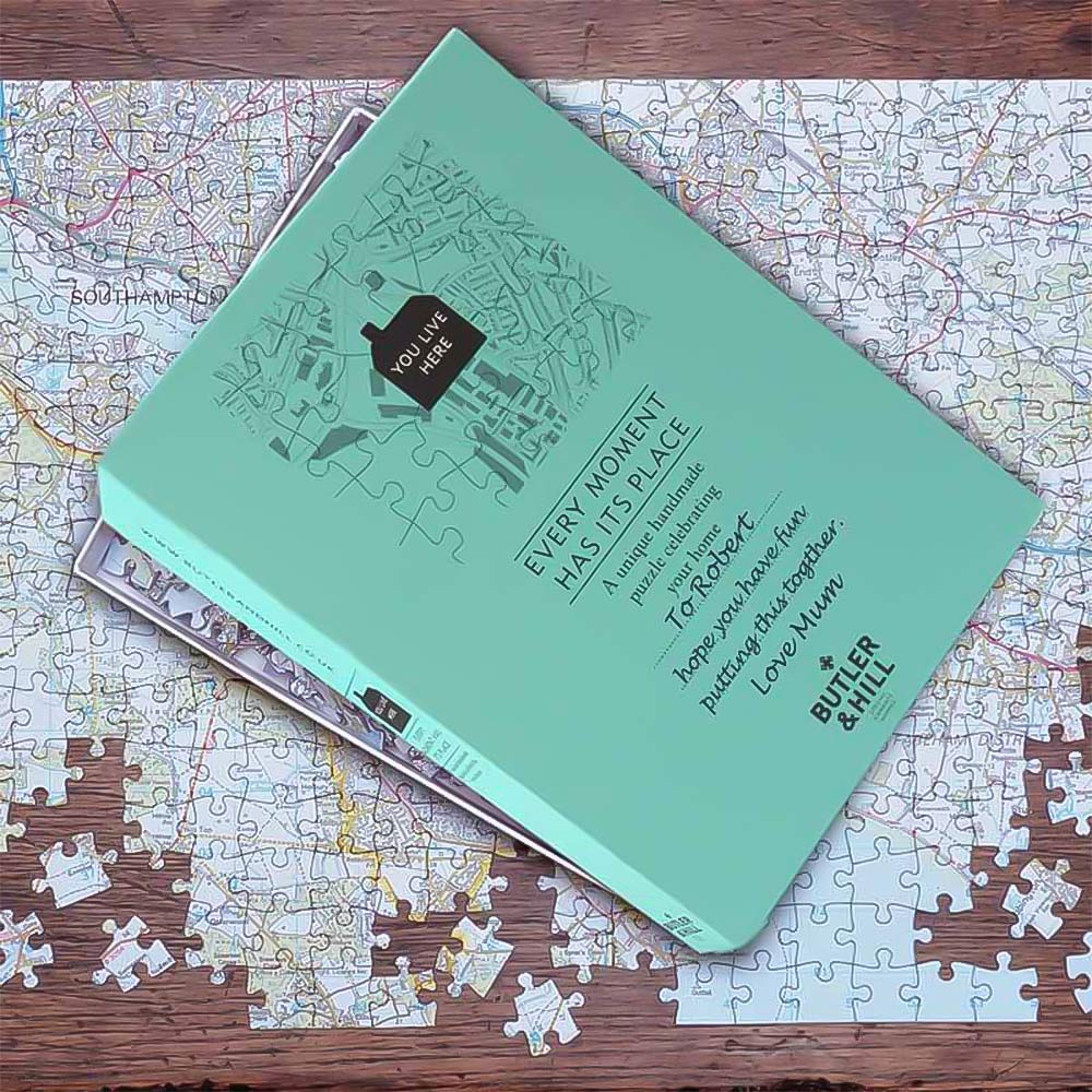 Personalised Postcode Jigsaw Puzzle