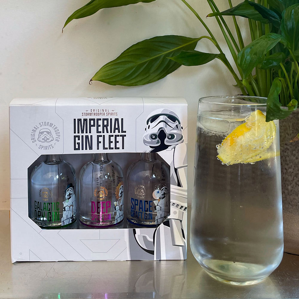 Star Wars Original Stormtrooper Gins 3 Gin Miniature Set