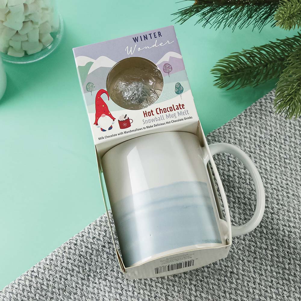Mug and Hot Chocolate Snowball Mug Melt Gift Set