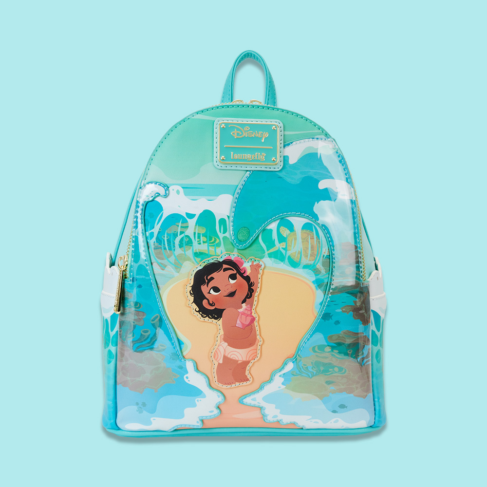Disney's Moana Ocean Waves Loungefly Mini Backpack
