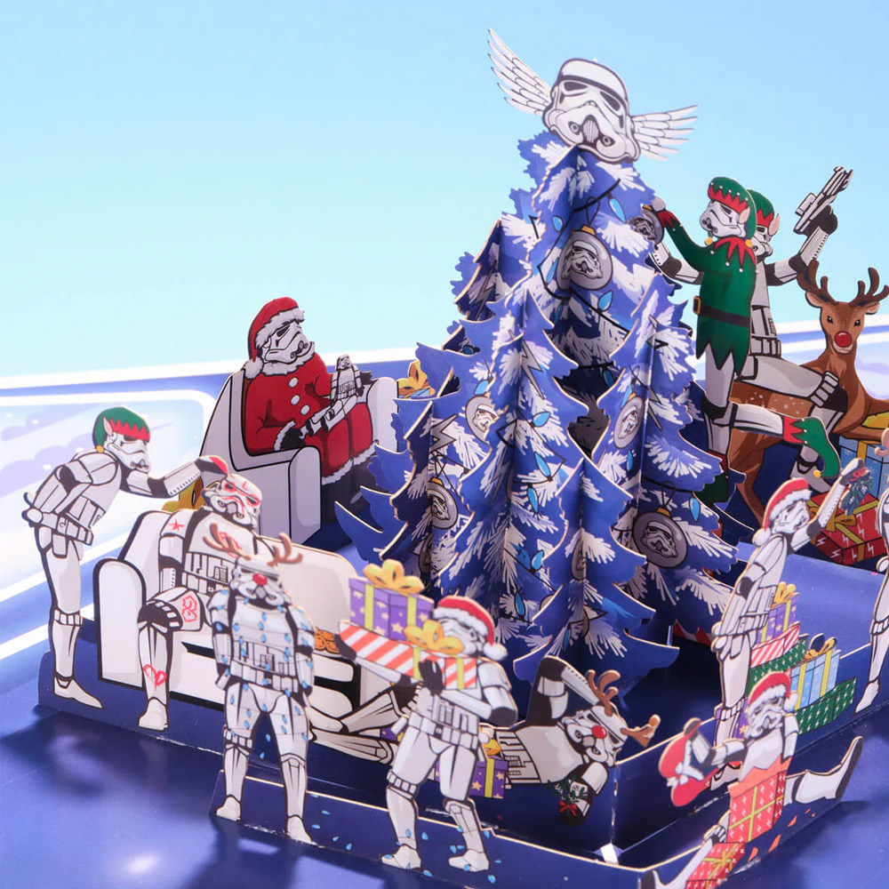 Storming Christmas Pop Up Card