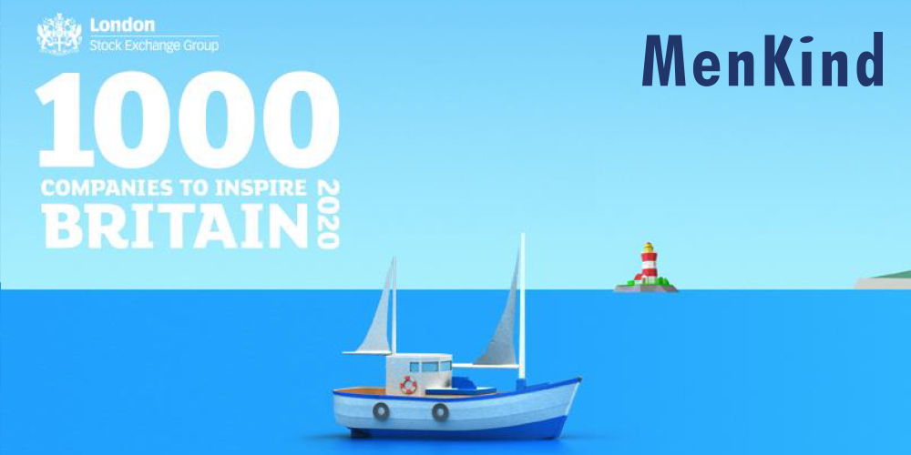 Menkind Is One of the 1000 Companies to Inspire Britain 2020 - Menkind