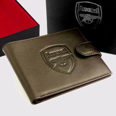 Arsenal FC Leather Wallet - Great Gift for Football Fans