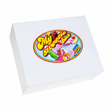 Personalised Deluxe Retro Sweet Box Hamper - For Young At Heart