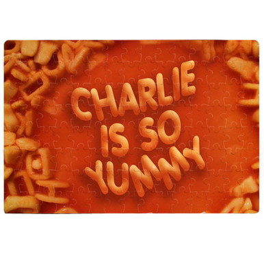 Alphabetti Spaghetti Jigsaw Puzzle, Personalised Novelty Gift