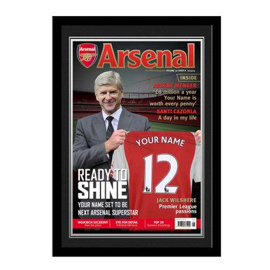 Arsenal F.C. Magazine Cover-Personalised Gifts-Footie Gifts
