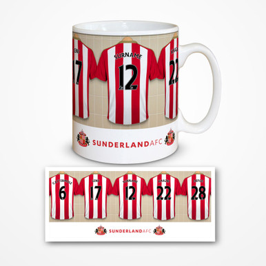 Sunderland FC Personalised Dressing Room Photo Mug - Football Gifts