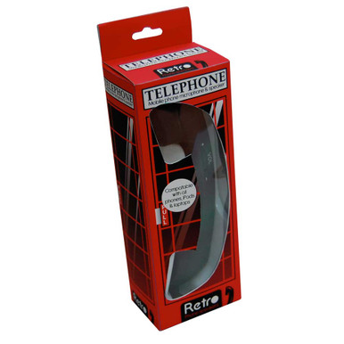 Mini Plug-in Retro Phone Handset. Retro phone accessory.