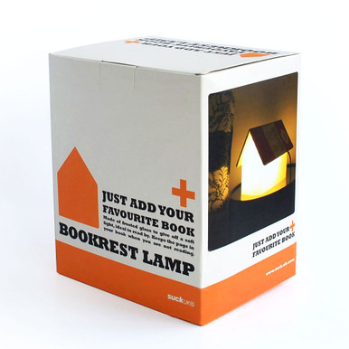 Book Rest Lamp, light doubles as a book stand