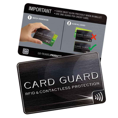 RFID Credit Card Guard. Stops Internet Theives