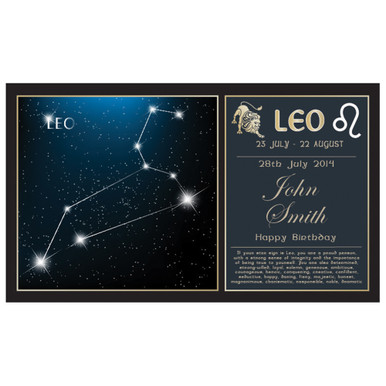 Personalised Star Sign Poster - You're A Star - Menkind