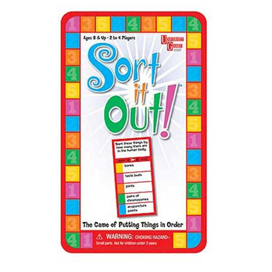 Sort It Out Mini Game. Travelling version Board Game