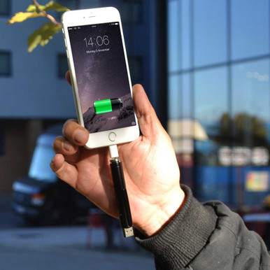 Pen Power Bank - A Biro, Stylus And Portable Smartphone Charger In One