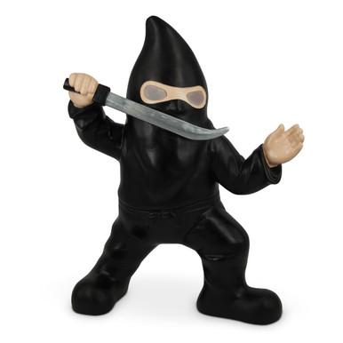 Ninja Garden Gnome - Eyes Light Up In The Dark