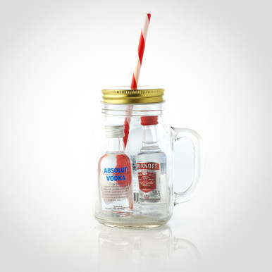 Personalised Mason Jar Vodka
