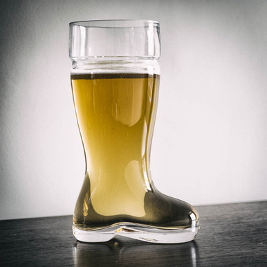 Das Boot Beer Glass - One Litre Capacity Boot Shaped Glass