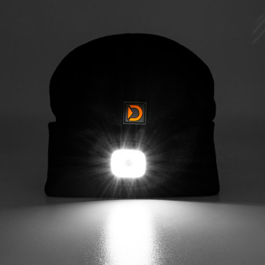 Discovery Adventures LED Light Up Beanie Hat - Black
