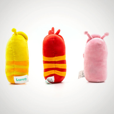 Larva 8” Soft Plush Toy with Sounds