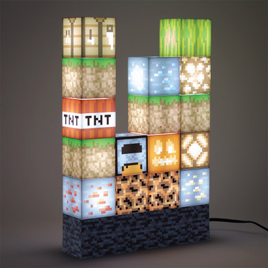 Minecraft Block Building Desk Lamp
