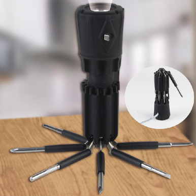 12 in 1 Multi tool with torch - Menkind
