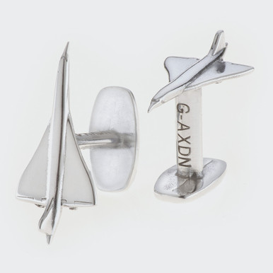 Concorde G-AXDN Cufflinks – Made from a Real Concorde!