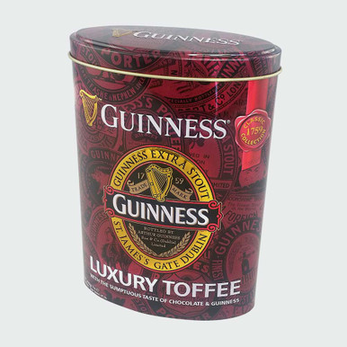 Guinness Ruby Red - Oval Toffee Tin - 200G - Menkind