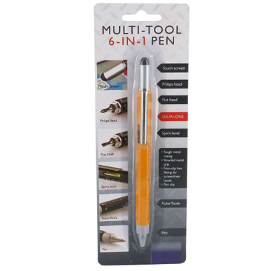 6 in 1 Multi-Tool Pen - Includes Screwdrivers and Smartphone Stylus ...