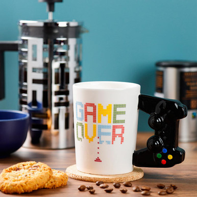 ‘Game Over’ Controller Shaped Handle Mug
