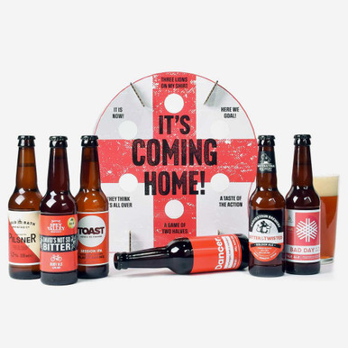 World Cup ‘It’s Coming Home!’ Beer Stand and 6 Beers