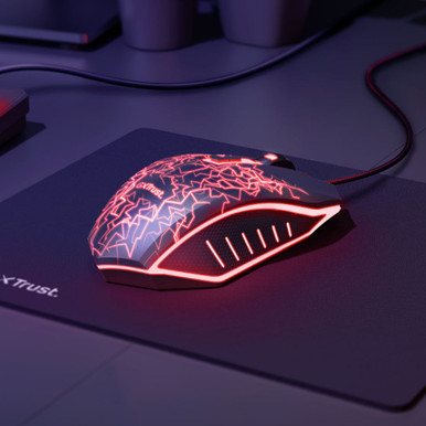 Trust Light-Up Gaming Mouse GXT 105X Izza