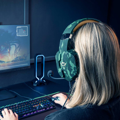 Trust GXT 323C Carus Gaming Headset – Jungle Camo