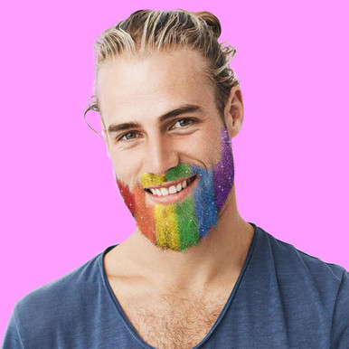 Beard Dazzled – Rainbow Beard Glitter