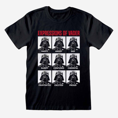 Star Wars Expressions of Vader T-Shirt