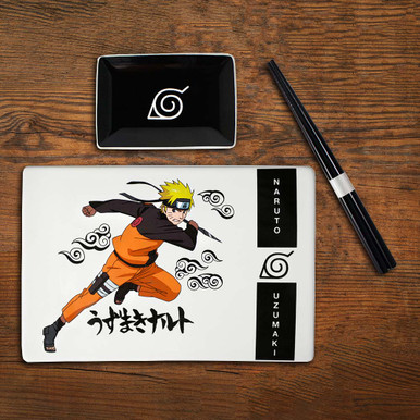 Naruto Shippuden Naruto Uzumaki Sushi Plate Set