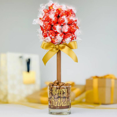 Personalised Lindor Lindt Sweet Tree | Menkind
