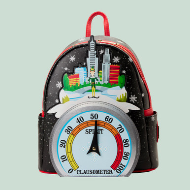 Elf Buddy Clausometer Spirit Loungefly Mini Backpack
