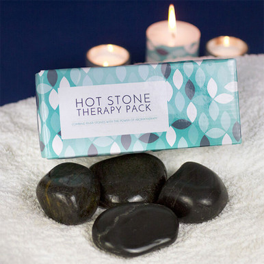 Wellbeing Hot Stone Therapy Kit | Menkind