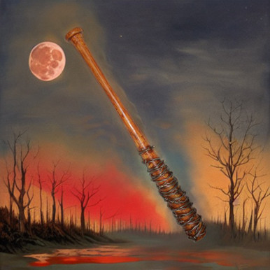 The Walking Dead Deluxe Replica Lucille Barbed Bat | Menkind