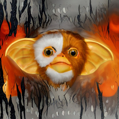 Gremlins Gizmo Deluxe Full Face Replica Mask