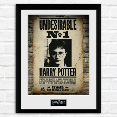 Harry Potter Undesirable No. 1 Poster Framed Print