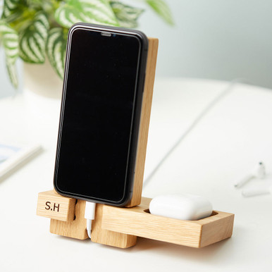 Personalised Phone Stand and Tray