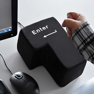 Big Enter Button Desk Cushion | Menkind