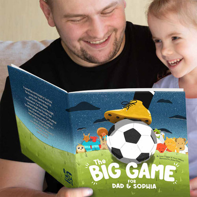Personalised The Big Game Football Book for Dads