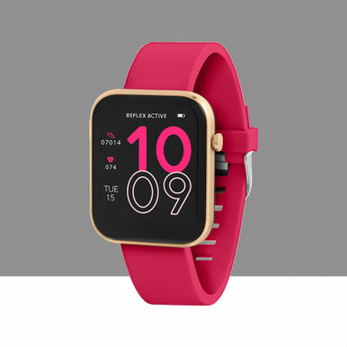 Reflex Active Series 12 Smart Watch - Pink Strap