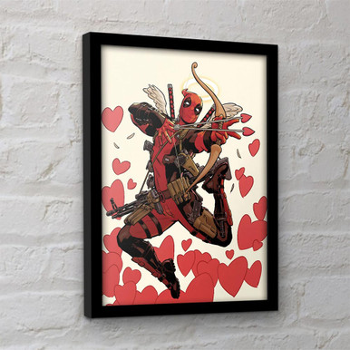 Marvel's Deadpool Valentines Day Framed Collectors Print