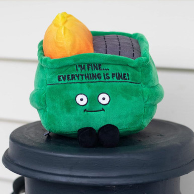 "I'm Fine Everything Is Fine" Punchkin Toy | Menkind