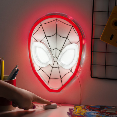 Spider-Man Mountable Neon LED Wall Light | Menkind