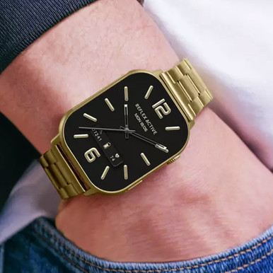 Reflex Active Series 29 Smart Watch Gold Strap